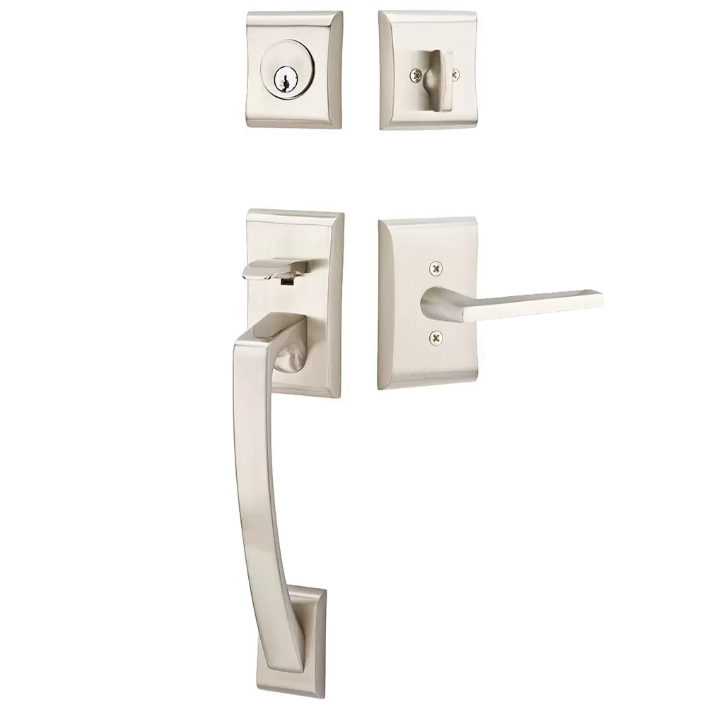 Emtek Ares Tubular Entryset Sectional with Helios Lever – New York ...