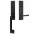 Emtek Hercules Smooth Tubular Entry Set Monolithic with Arts & Crafts ...