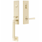 Emtek Hercules Smooth Tubular Entry Set Monolithic with Arts & Crafts ...